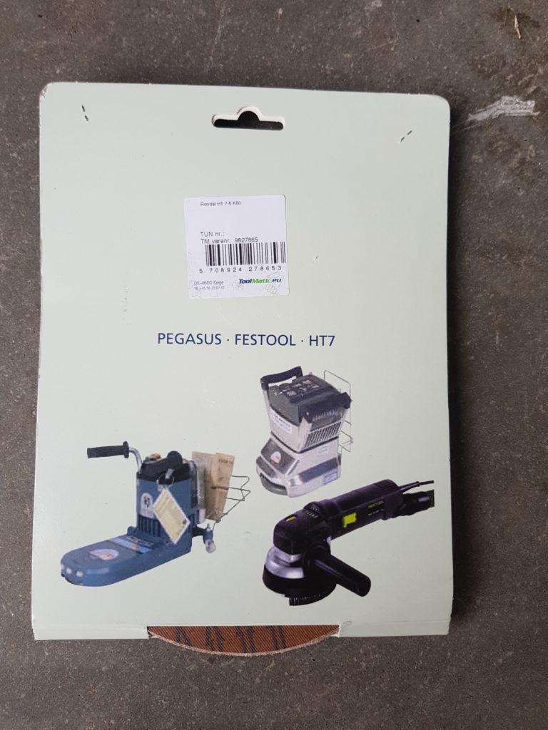 5er Pack Toolmatic Schleifgitter K60 für Pegasus Festool HT7 ...