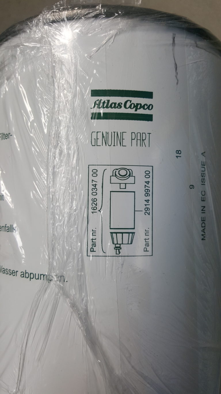 Atlas Copco Kraftstofffilter - Industrie-Restposten-Kurz